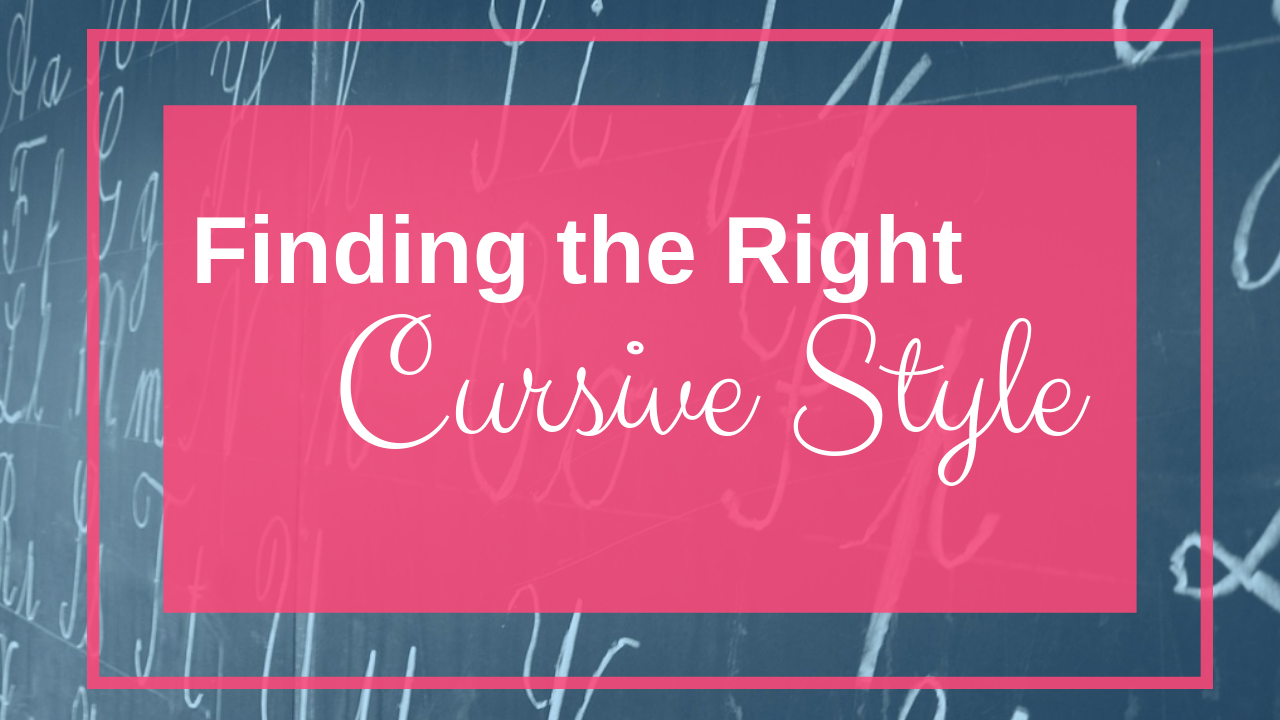 Cursive Writing Style Exploring Types Of Cursive Writing My Cursive