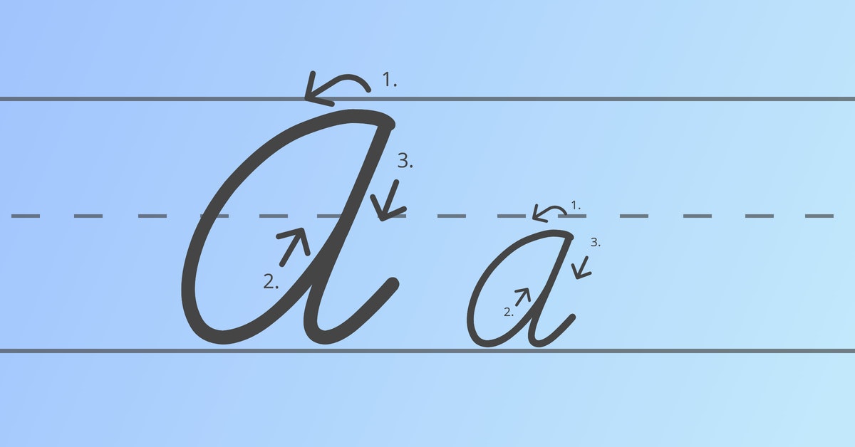 How To Write Cursive Letter A Printable Worksheet 