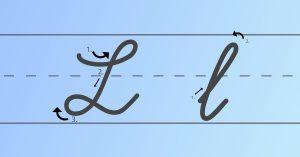 How to Write Cursive L [Worksheet and Tutorial]