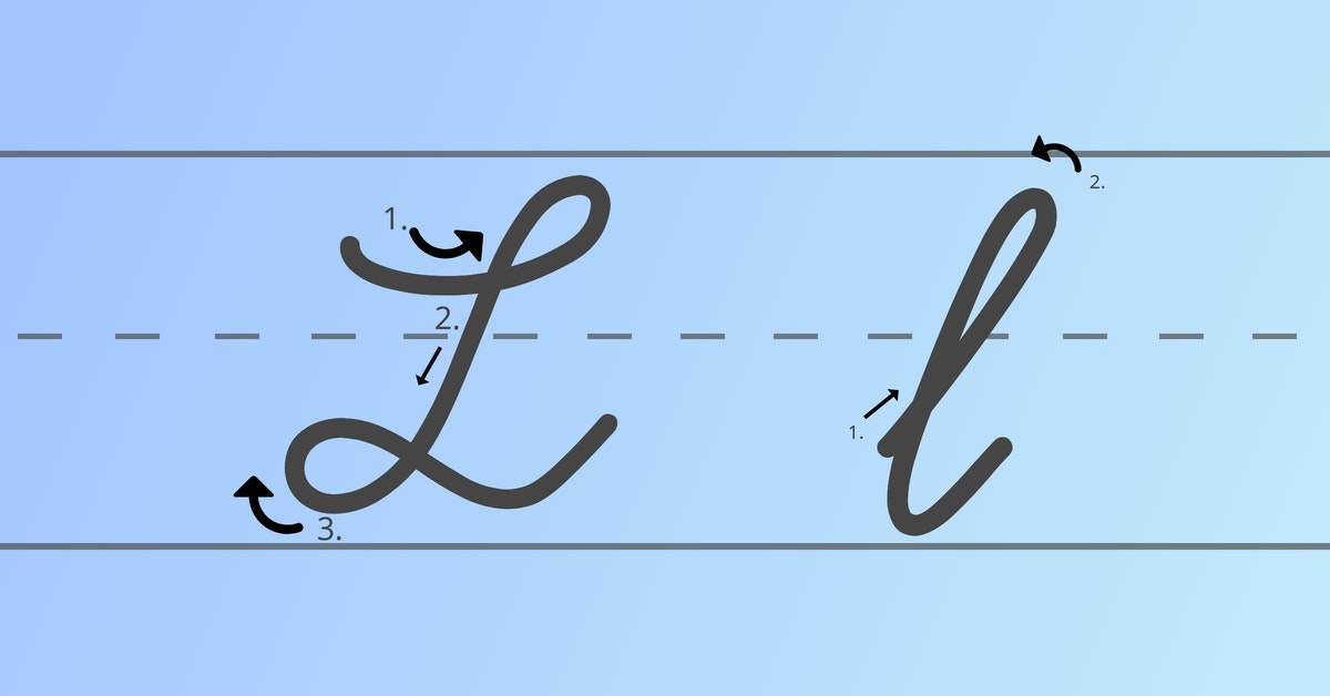 Cursive Writing L