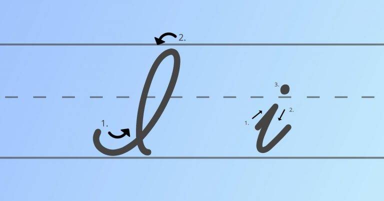 Cursive I: Full Tutorial and Worksheet