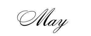 May in Cursive [Worksheet and Printables]