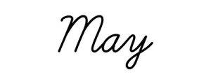 May in Cursive [Worksheet and Printables]