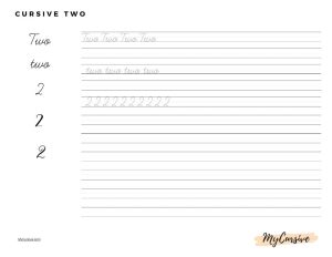 Cursive Two: Learn to Write with My Cursive | cursive 2