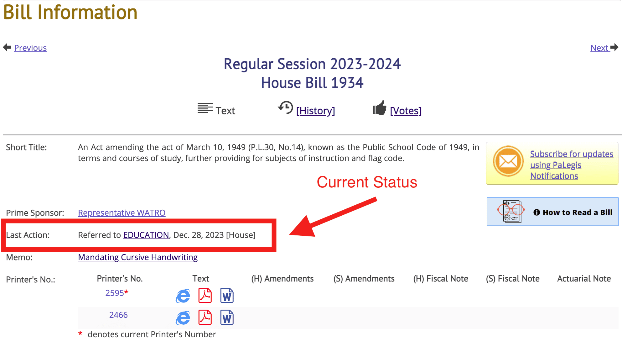 Pennsylvania's Cursive Legislation. Here's where it stands in February ...