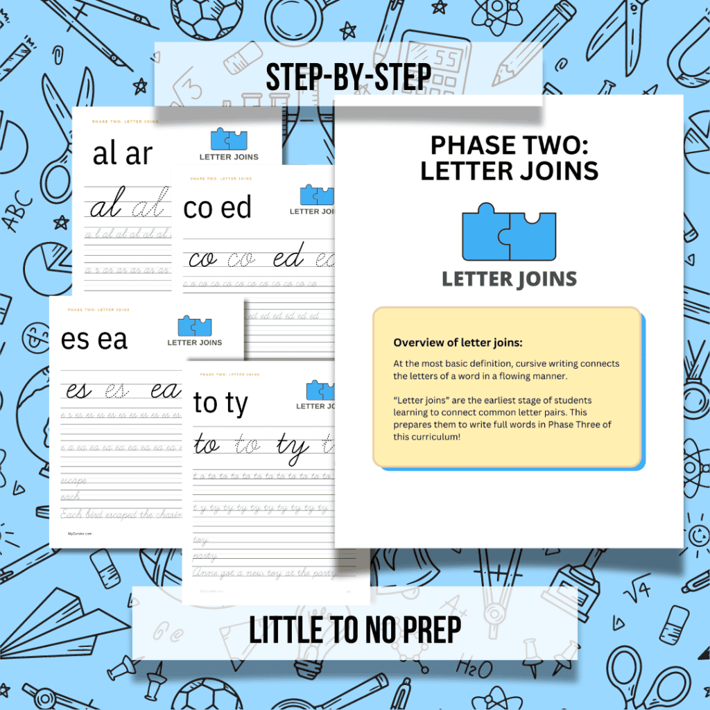 Cursive Curriculum [for Classroom and Homeschool Use!]