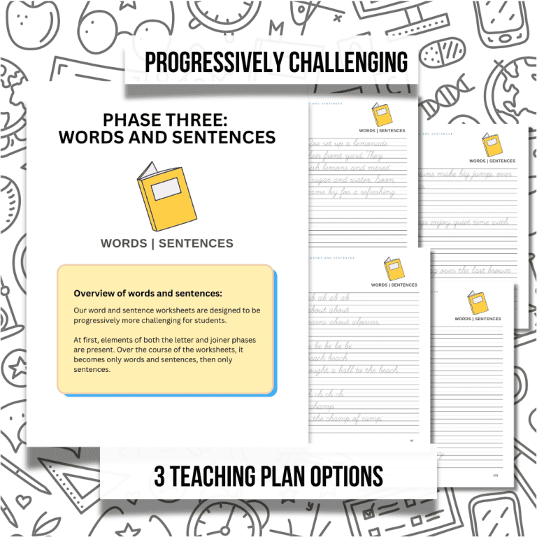 Cursive Curriculum [for Classroom and Homeschool Use!]