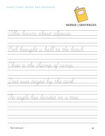 Cursive Sentences: Free Worksheets for Sentences and Paragraphs