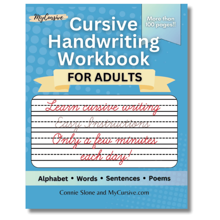 Our Cursive Books (Workbooks for kids, teens and adults)