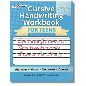 Our Cursive Books (Workbooks for kids, teens and adults)